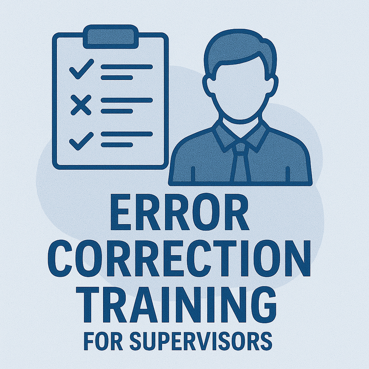 Error Correction Training | DOT Compliance Training – KCG Drug Alcohol ...