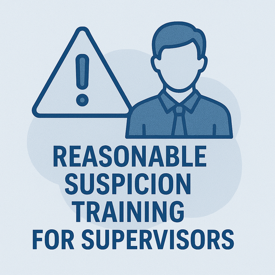 Supervisor Reasonable Suspicion Training | DOT Required Training – KCG ...